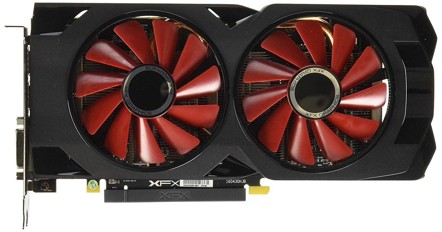 XFX RX 570 8G 黑狼版 - 参数与细节图 - 比一比美国: 北美电脑与电子爱好者中文社区